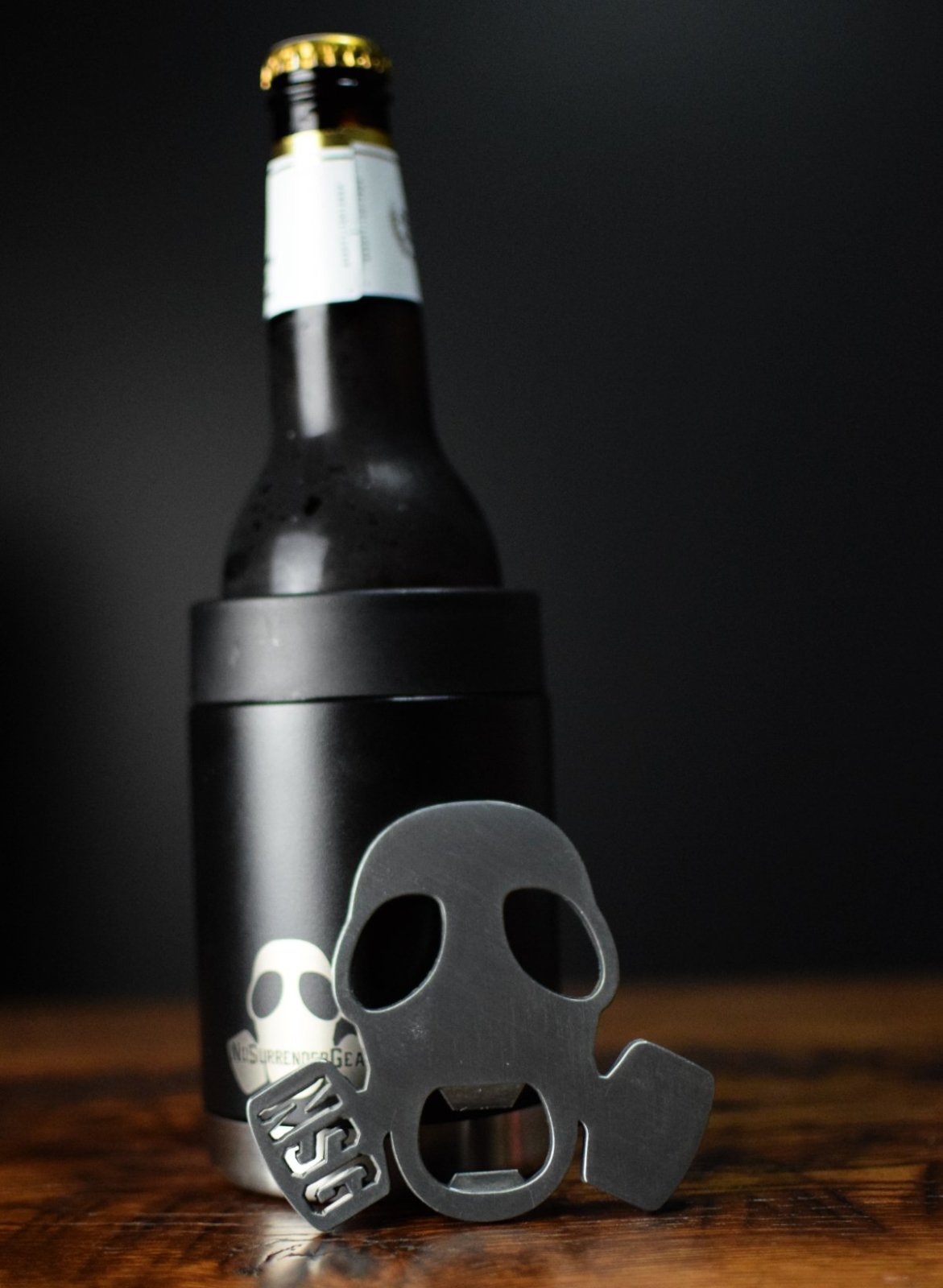 Metal Gas Mask Bottle Opener - Crack Cold Ones in Style - NoSurrenderGear